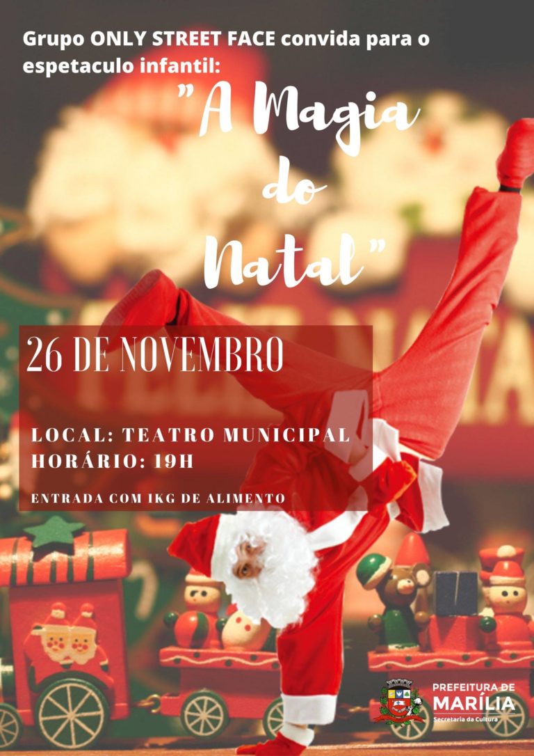 Espetáculo “A Magia do Natal” acontecerá nesta terça no Teatro ...