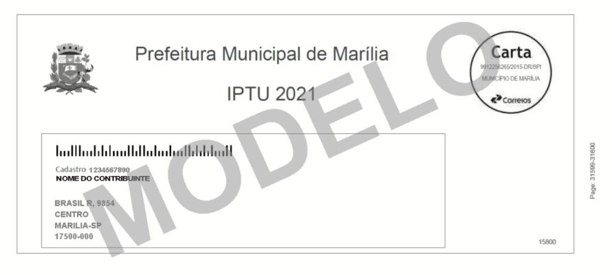 Novo modelo para cobrança do IPTU economiza R$ 200 mil • Marília Notícia